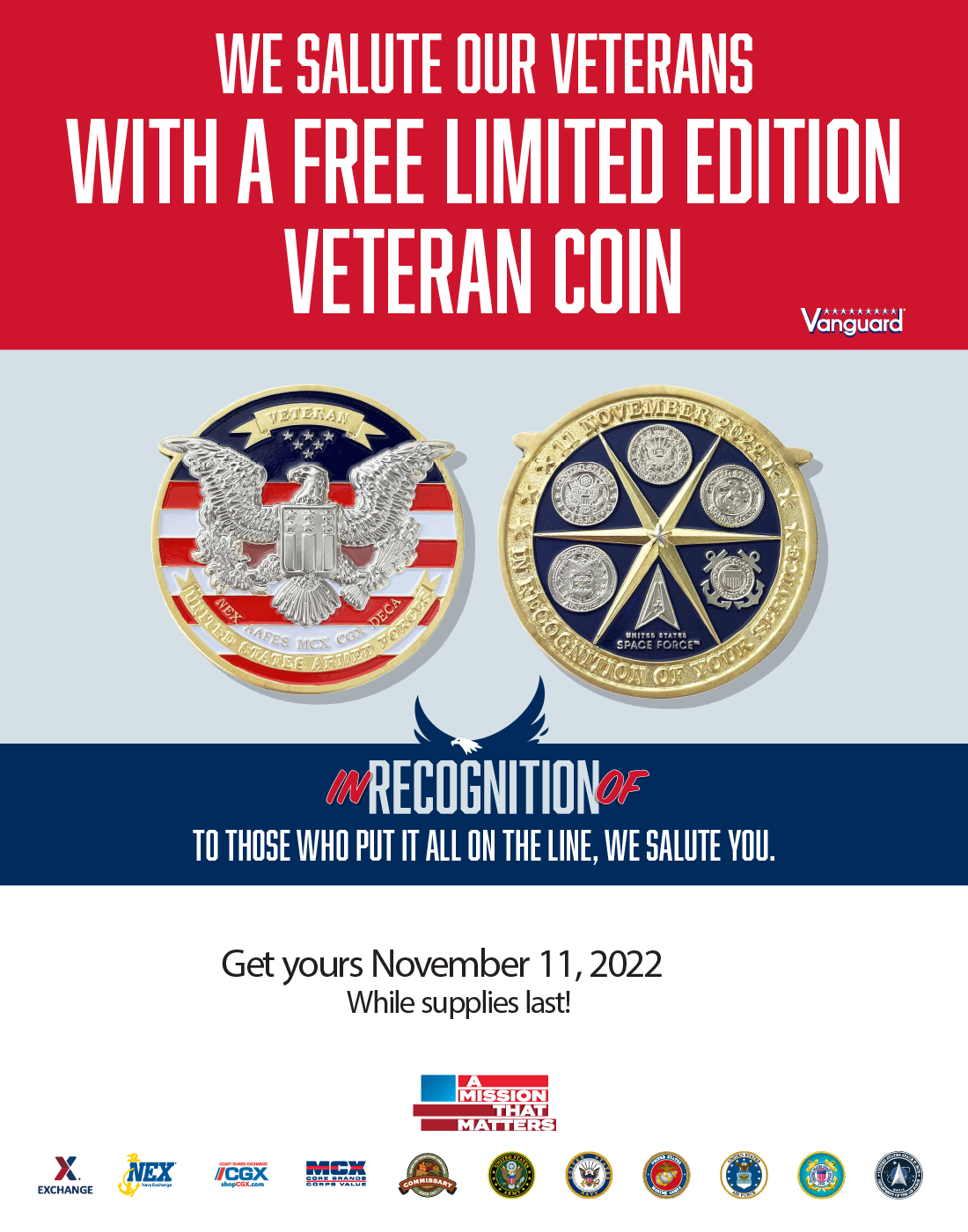 Hawaii | Free Limited Edition Veteran Coin