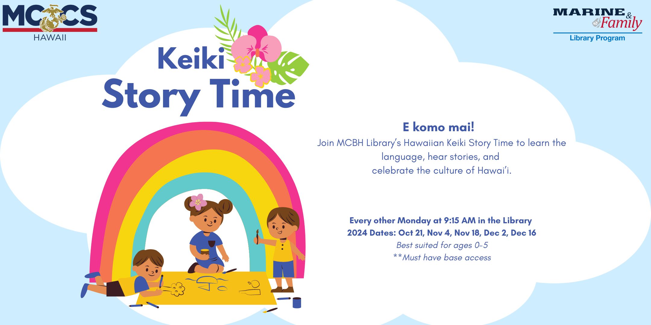 MCCS Keiki Story Time