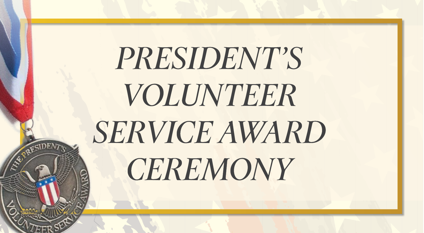 MCCS President's Volunteer Service Award Ceremony