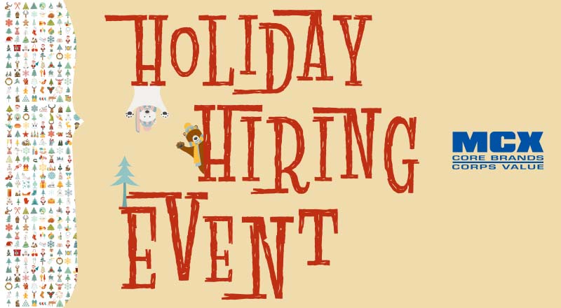 MCCS MCX Holiday Hiring Event