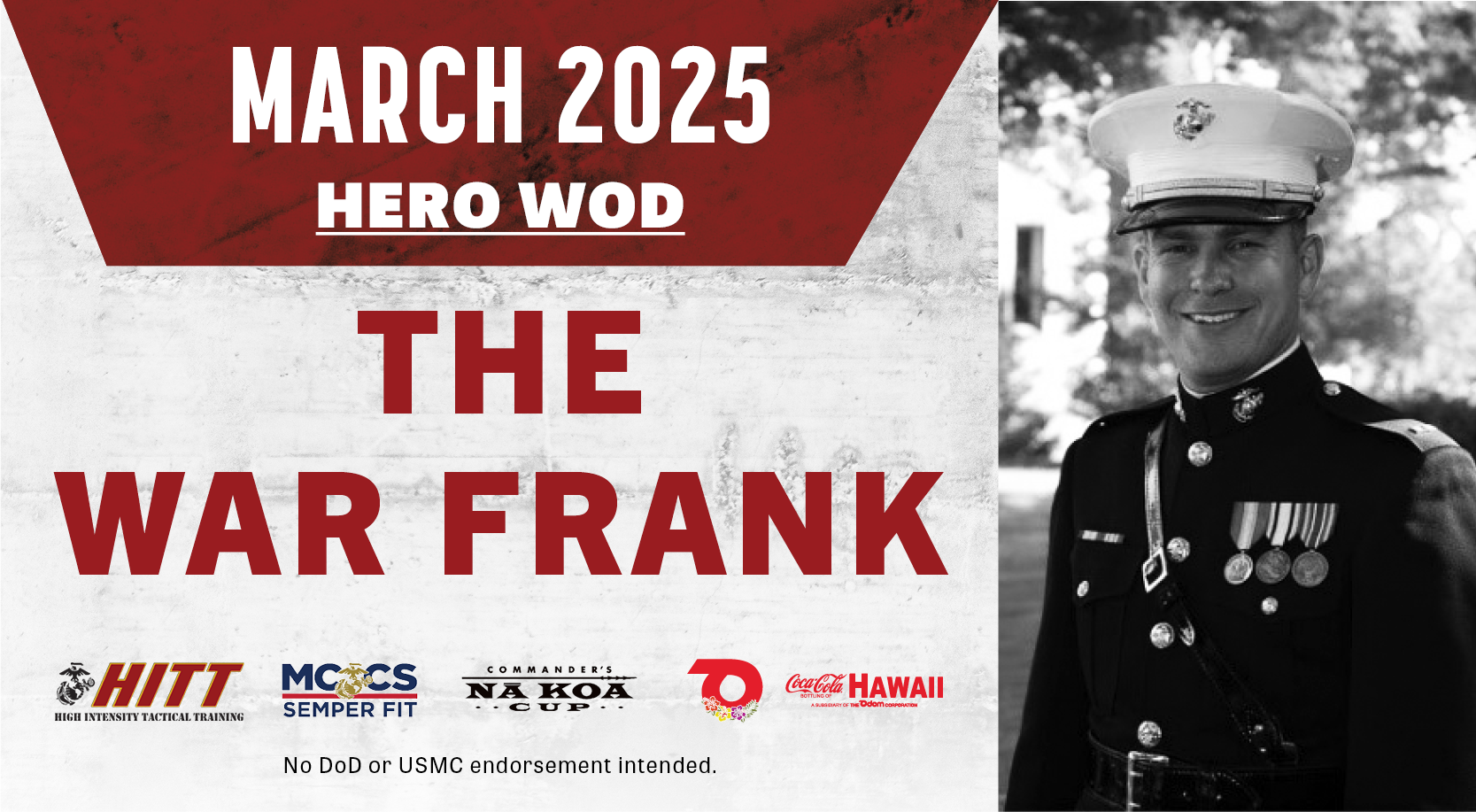 MCCS Hero WOD War Frank